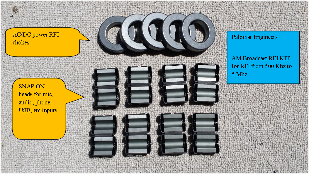 AM & FM Broadcast RFI Filters - AM Broadcast RFI Kits - Palomar Engineers®