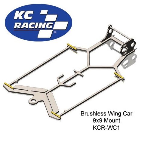 BRUSHLESS Wing Car Chassis - Non Heat Treated