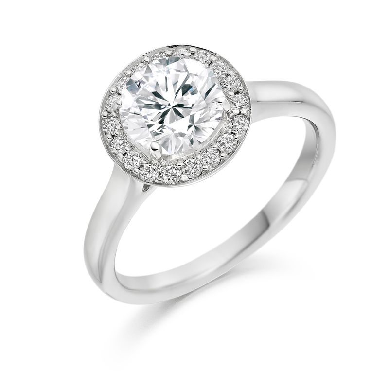 Halo Style Engagement Rings at David Mellor Family Jewellers