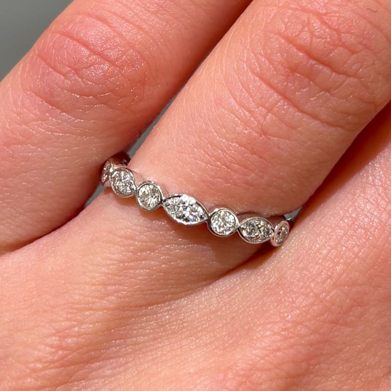 Pre-Owned 18ct White Gold 0.35ct Diamond Eternity Ring