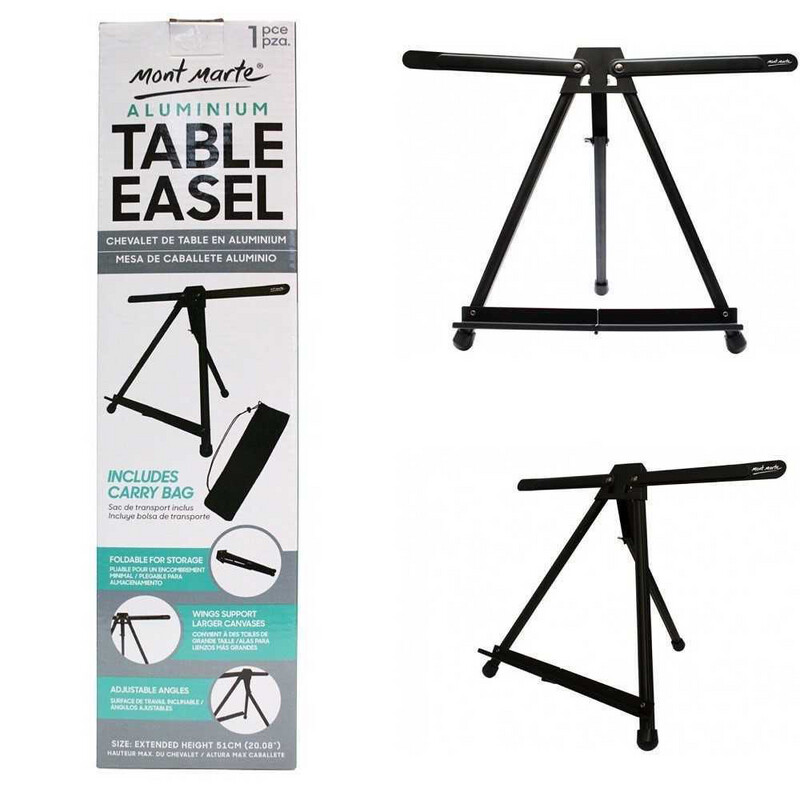 Metal table top easel