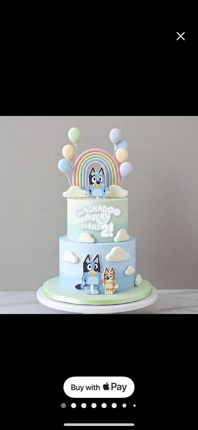 Bluey Cake 2 Tier