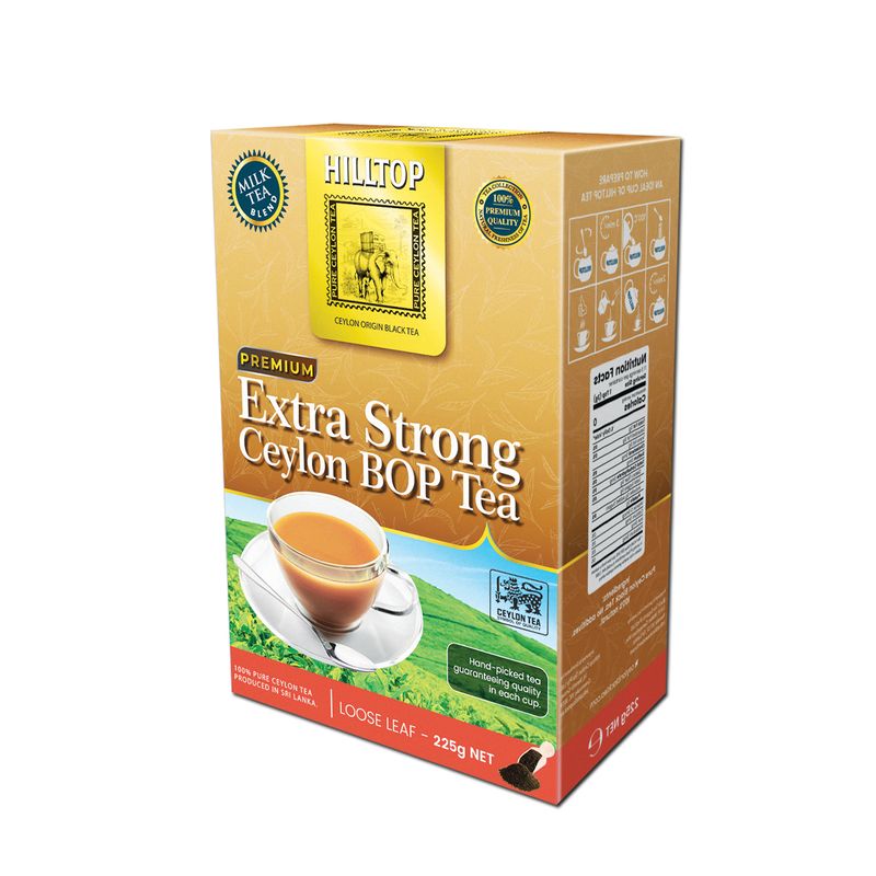 HILLTOP Extra Strong Ceylon BOP Tea 225g
