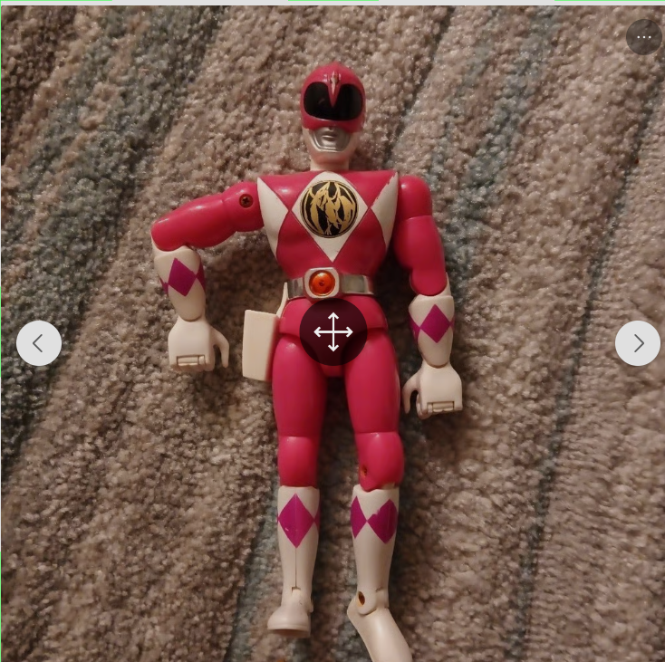 Vintage 8" Mighty Morphin Power Rangers Pink Ranger Figure 1993