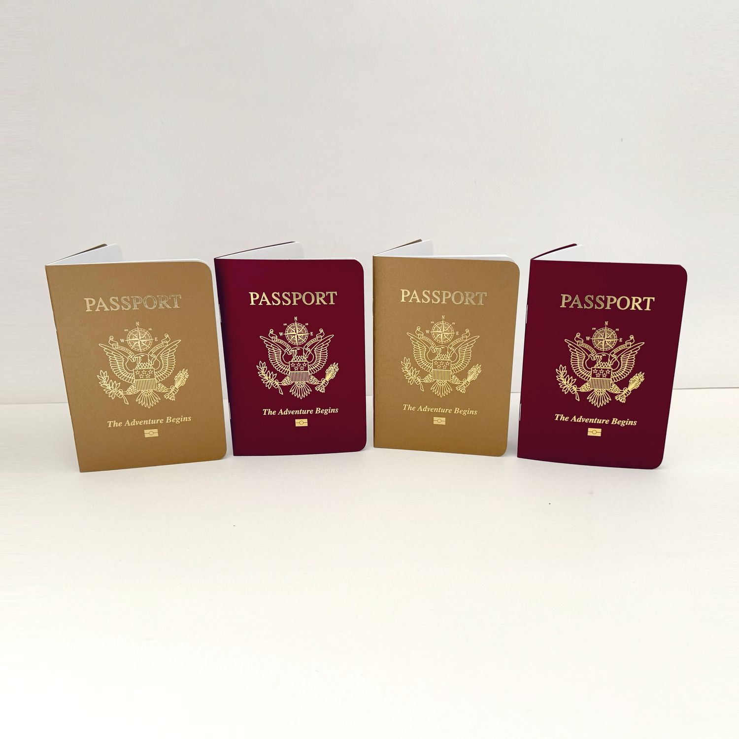 Passport Favor Notebooks – Passport Notebook Favors by Custom Paper ...