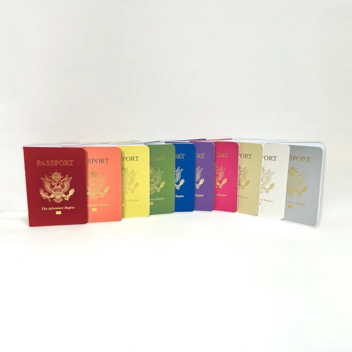 Passport Favor Notebooks – Passport Notebook Favors by Custom Paper ...