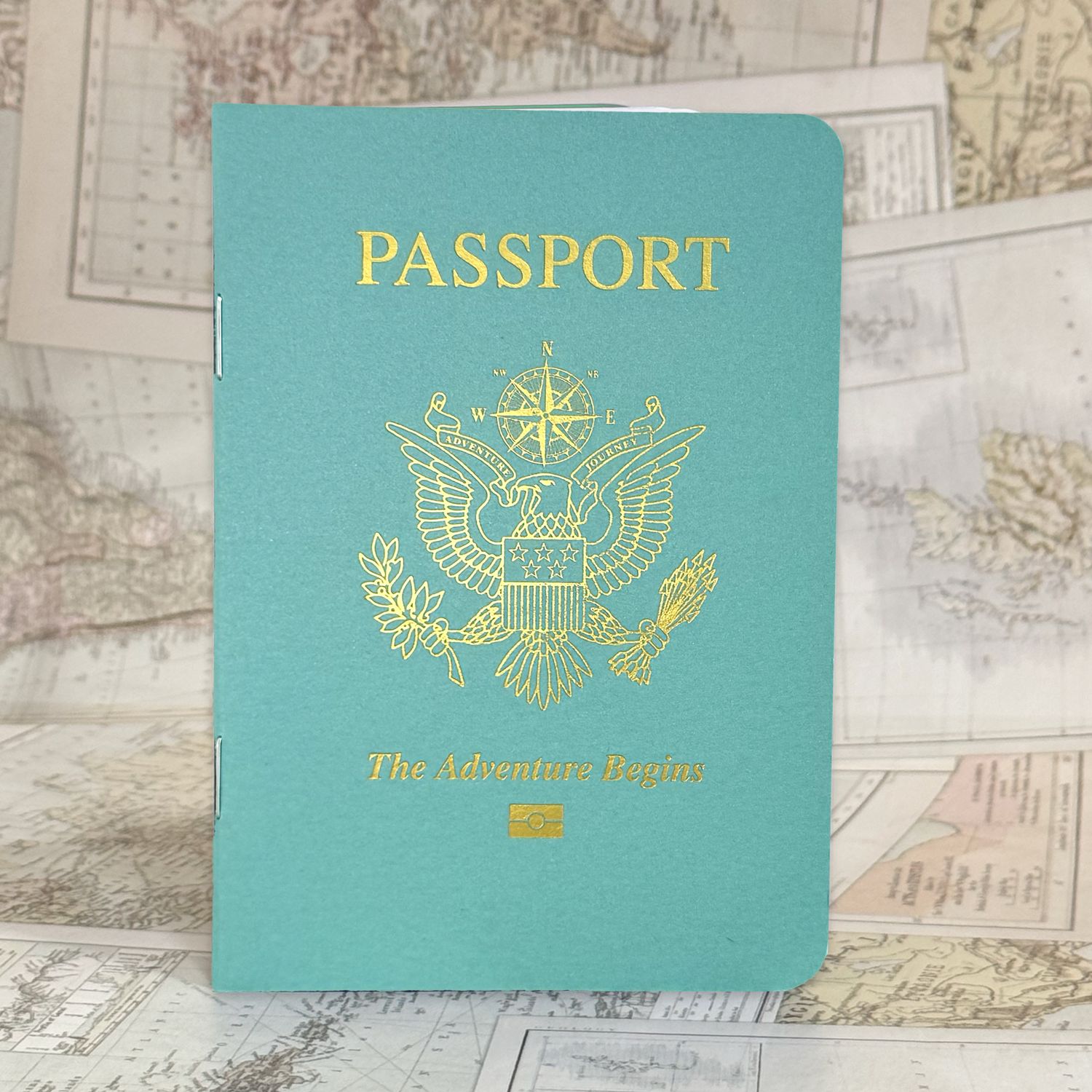 Passport Favor Notebooks – Passport Notebook Favors by Custom Paper ...
