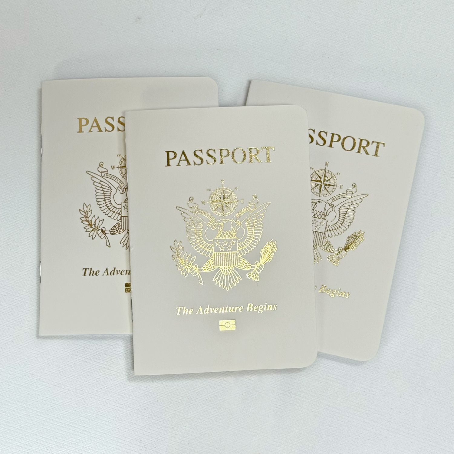 OFF-WHITE Matte Passport Books (Pack of 10) – Passport Notebook Favors ...