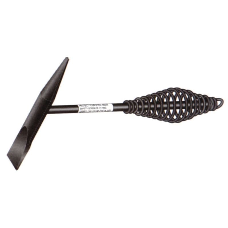 Lenco Spring Handle Chipping Hammer, LHC-2, 10 in, 16 oz Head, Cross ...
