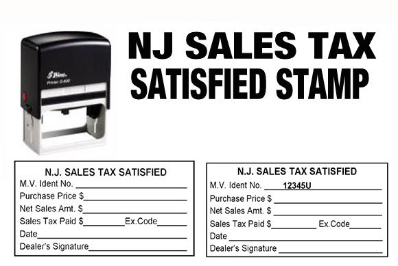 NJ SALES TAX SATISFIED STAMP