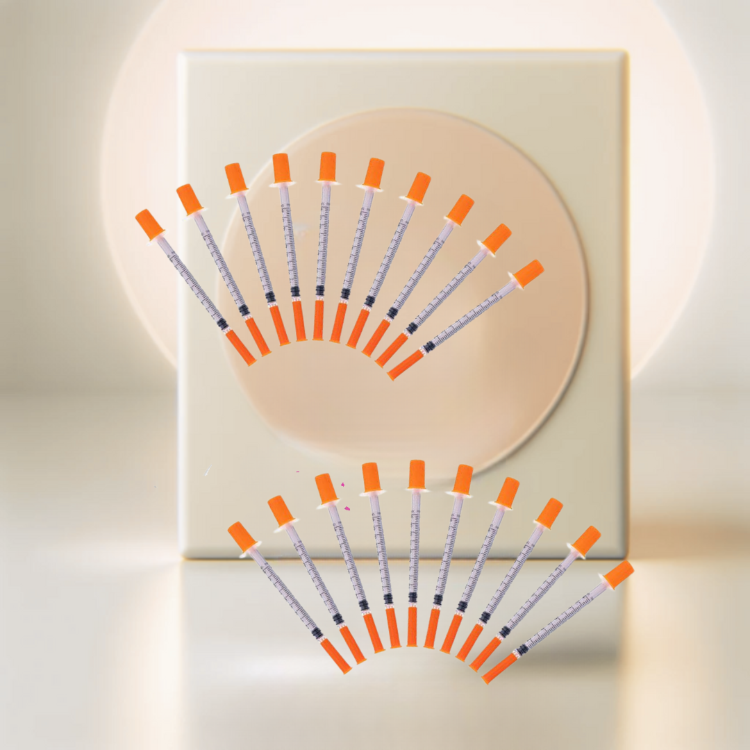 (20) Pack | U100 Syringe 30G x 5/16" 8mm | 1mL/cc