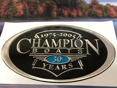 Domed Champion Decals