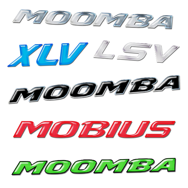 Domed Moomba Brand Decals