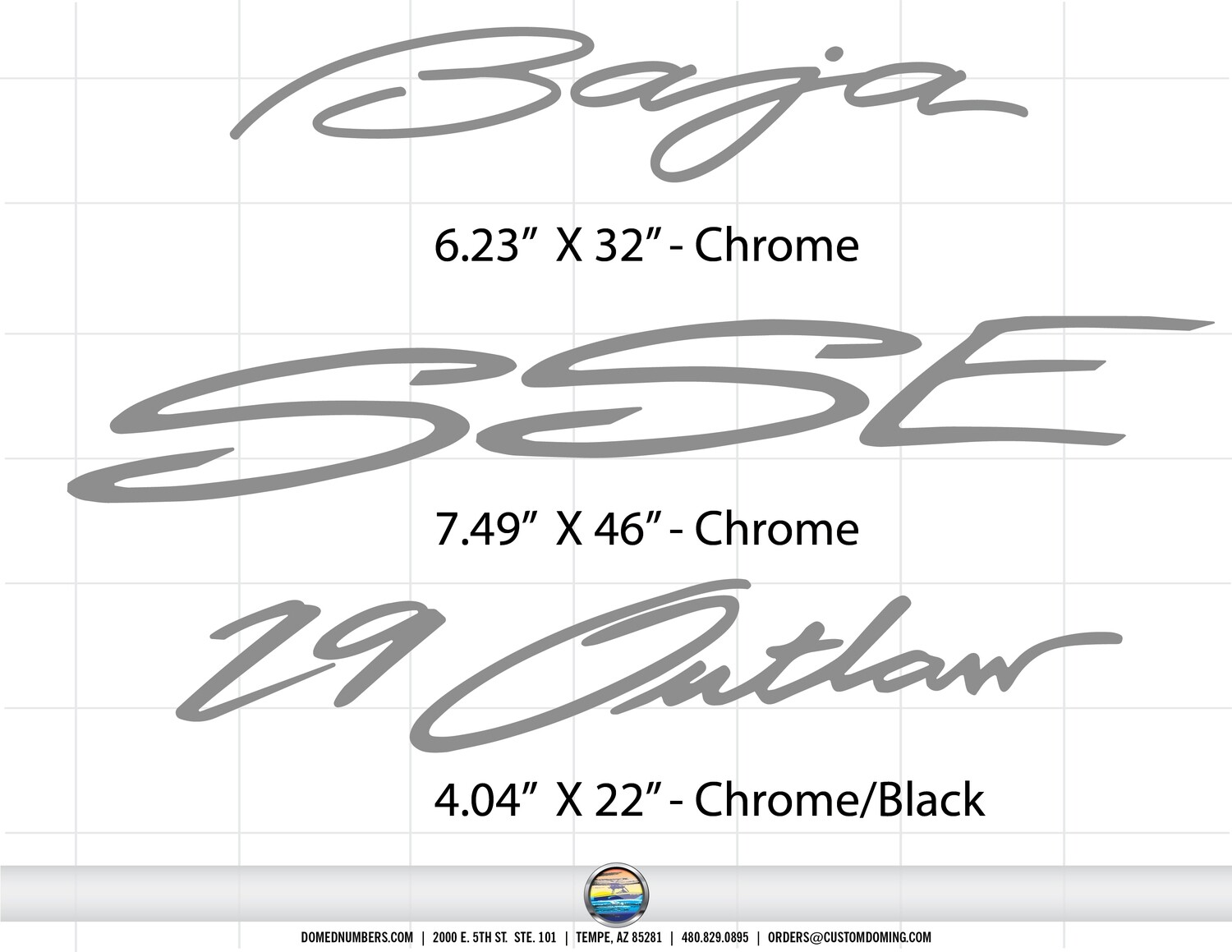 Baja Outlaw SSE Boat Decals