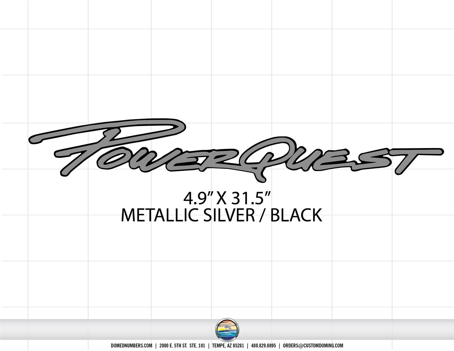 PowerQuest Domed Boat Decal