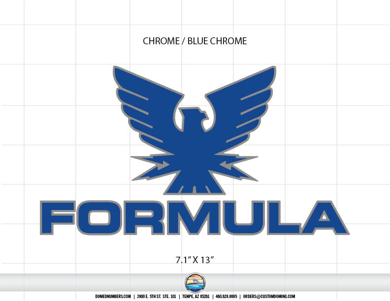Formula Boats Domed Logo