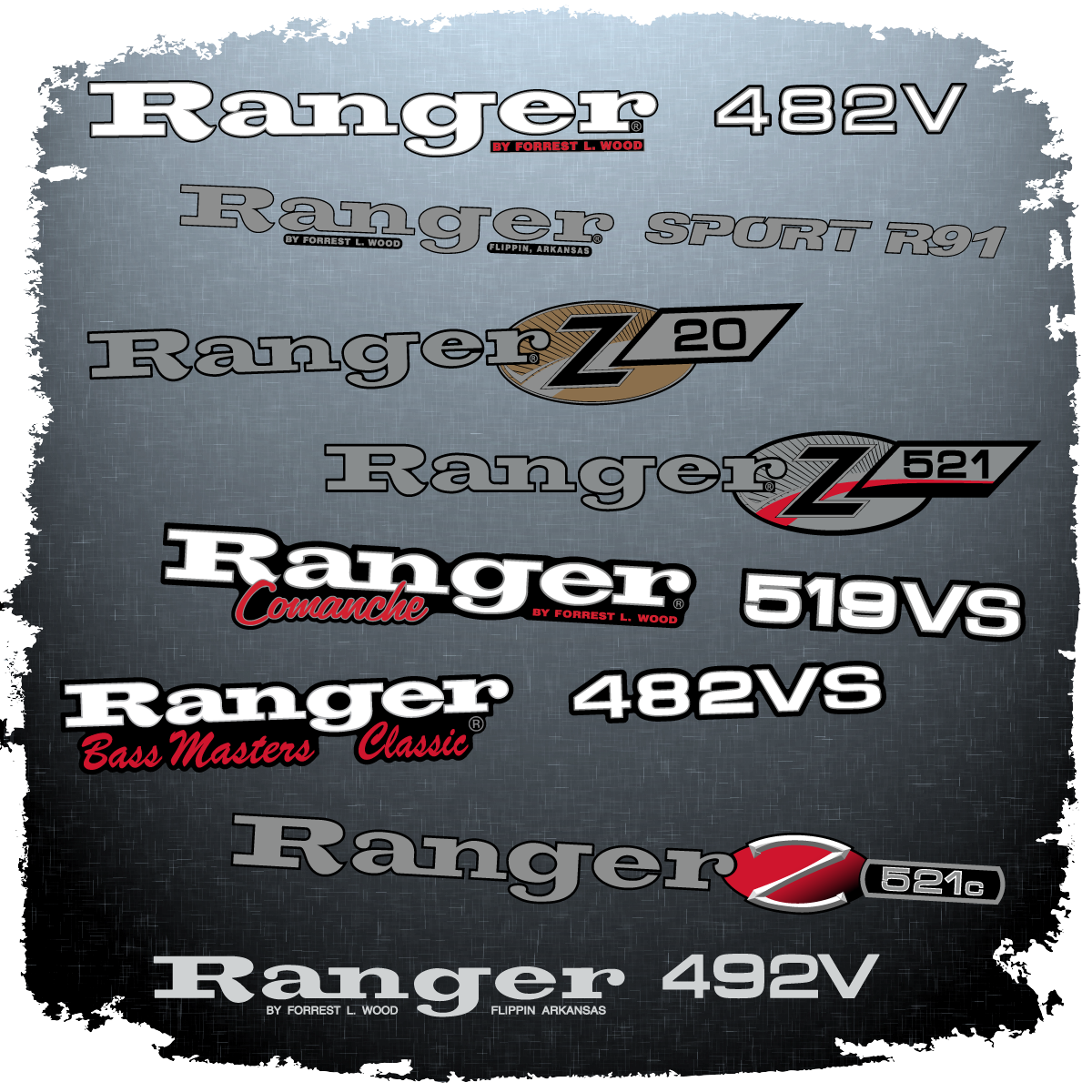 Ranger and Model Number Decals