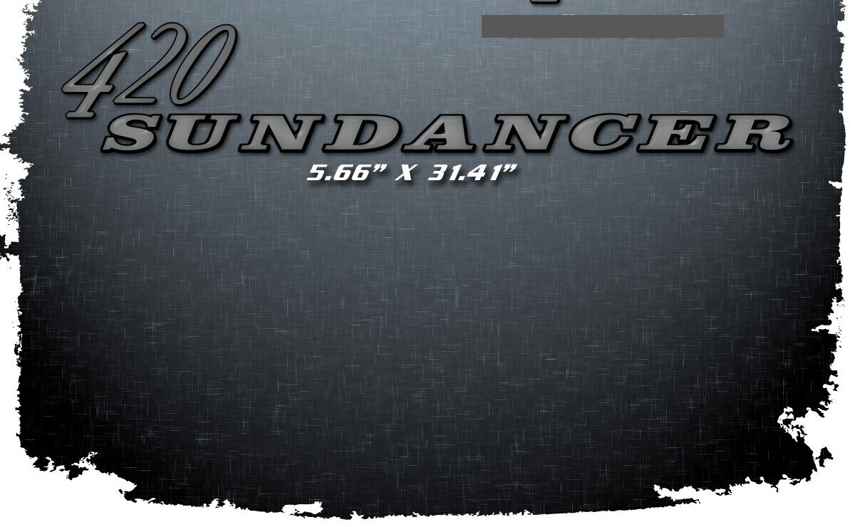 Sea Ray Sundancer 420 (1 decal)