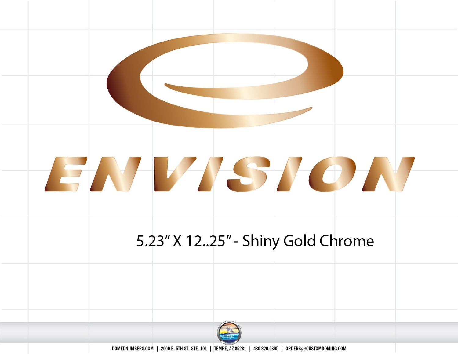 Envision Domed Boat Decal