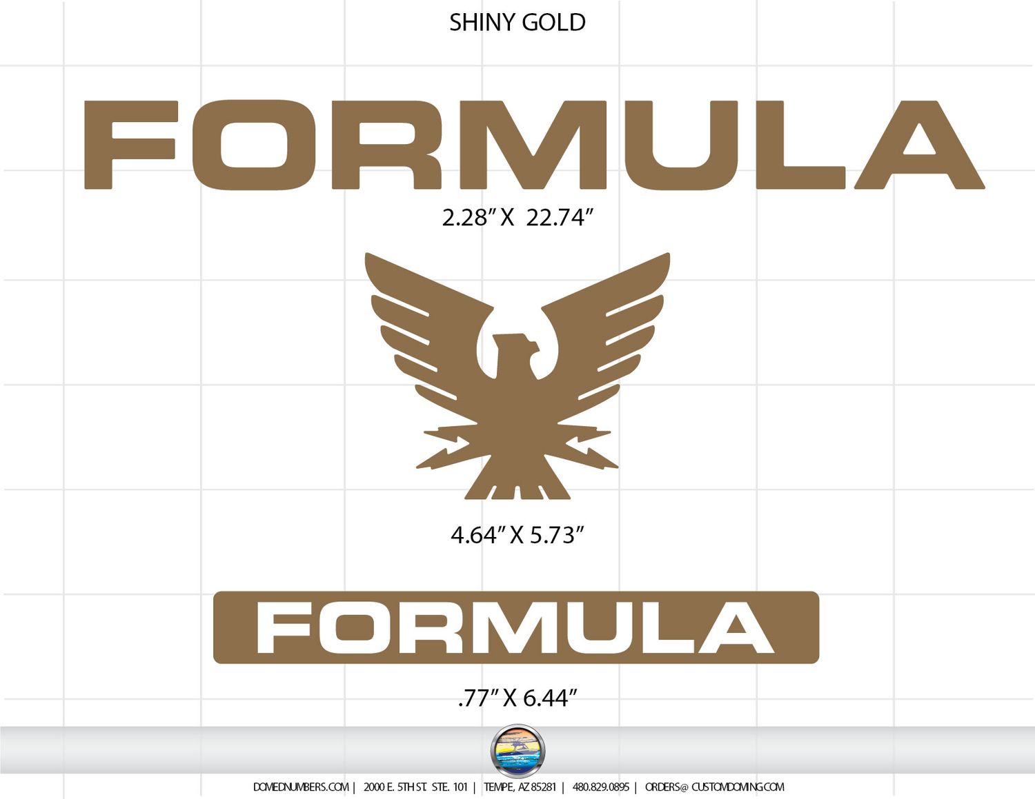Formula Boats Domed Decal Package