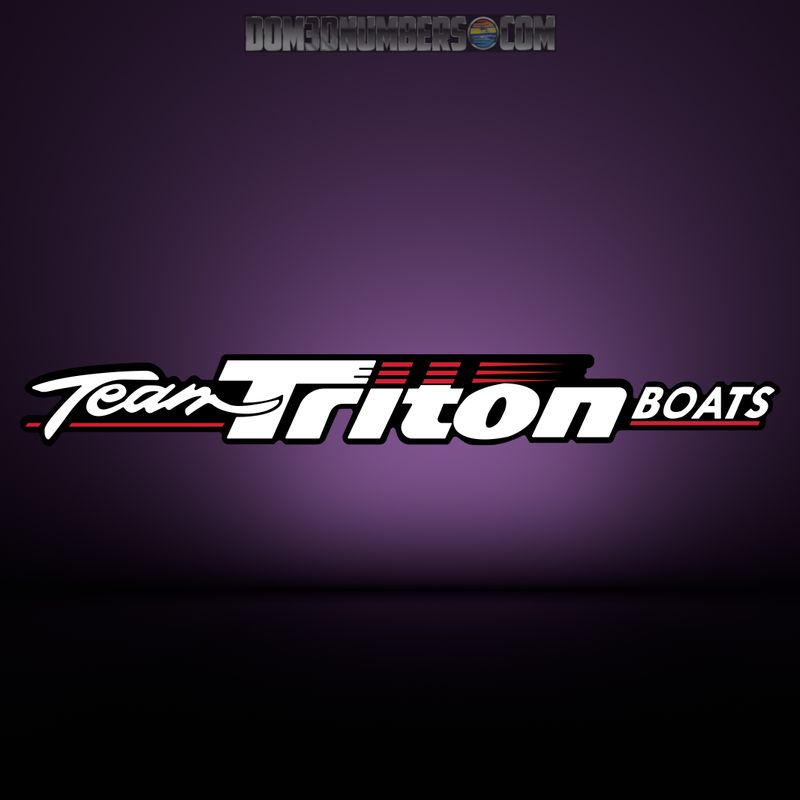 Team Triton Boats Decal