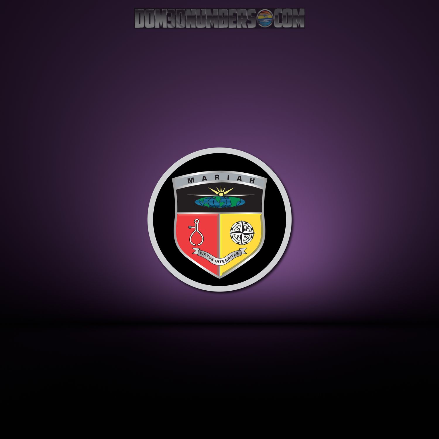 Mariah Boats Domed Circle Decal