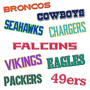 NFL Team Fonts