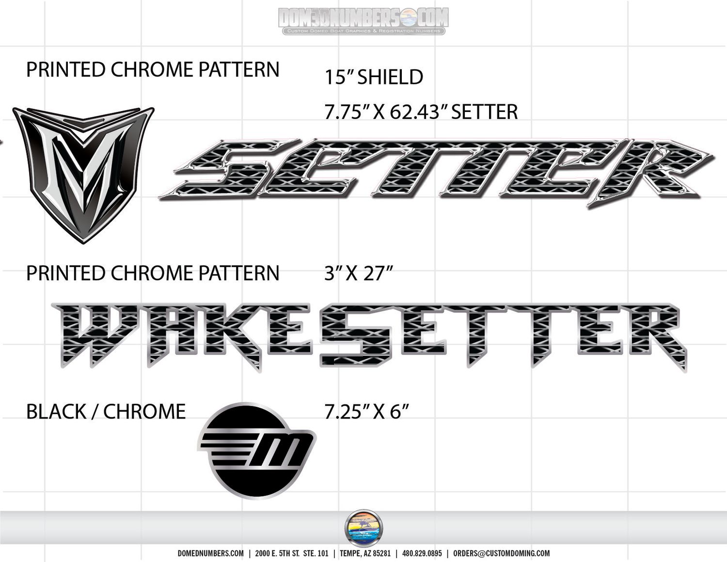 Custom Domed Decals