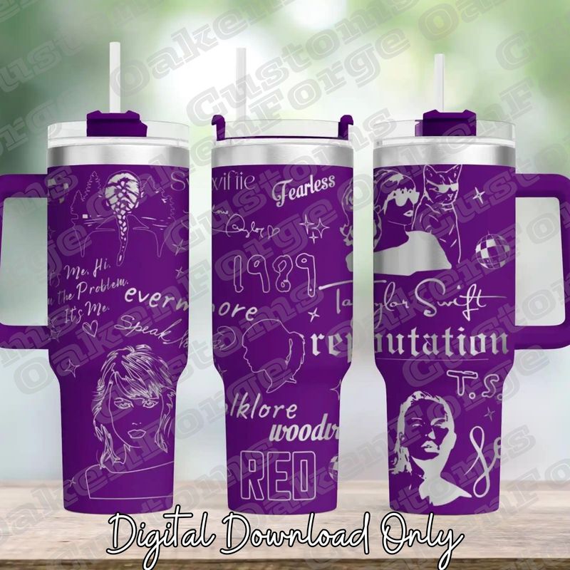 Retro Pop Star 40oz Full Tumbler SVG File