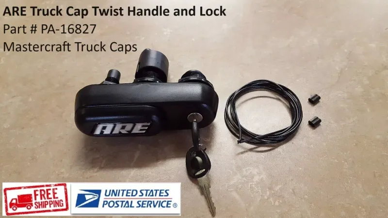 A.R.E. Truck Cap Twist Handle and Lock