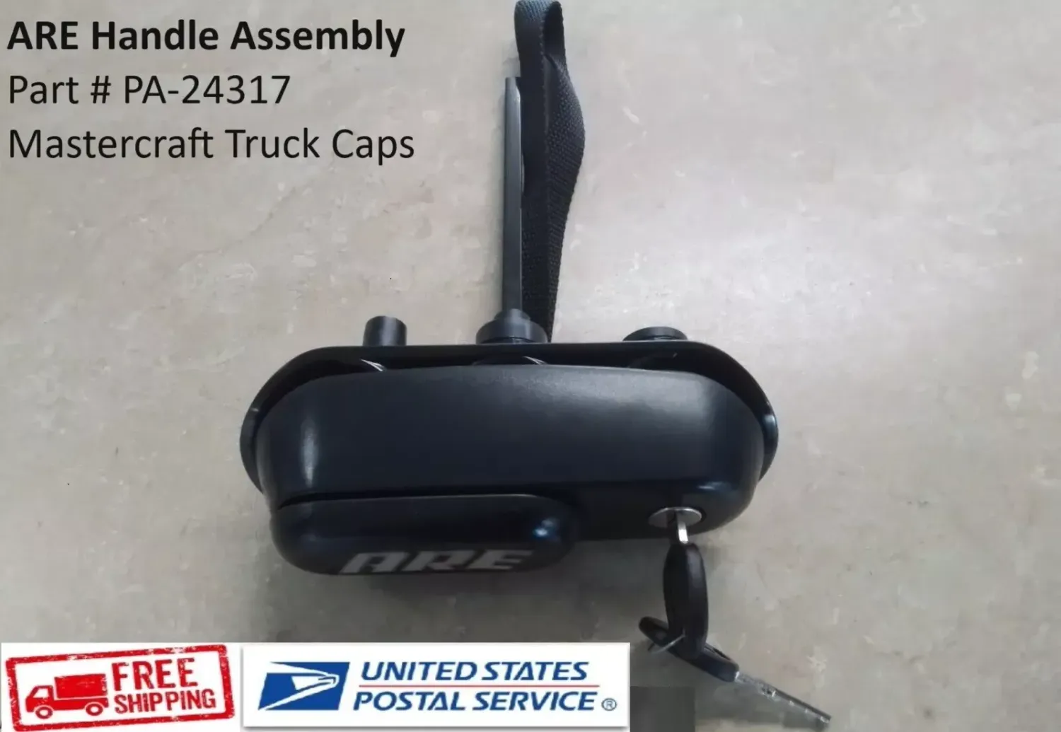 ARE LSII and LSX Molded Palm Handle Assembly Part with Keyless Entry