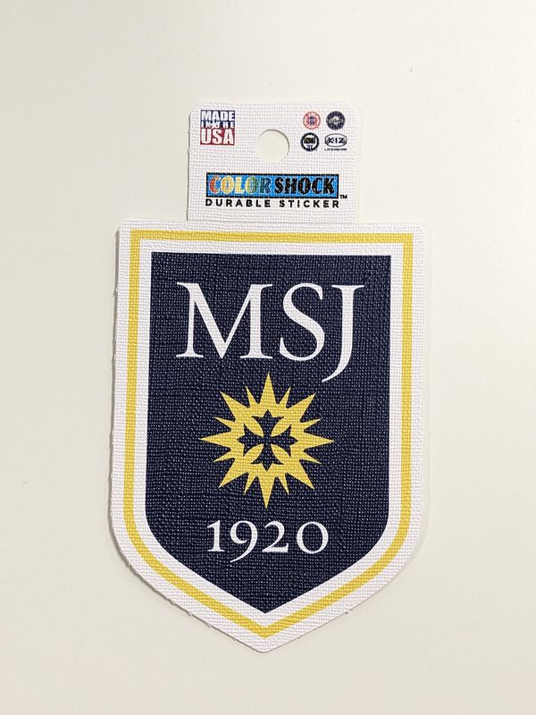 Sticker MSJ Crest 1920
