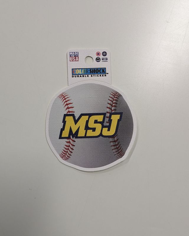 Sticker MSJ Baseball