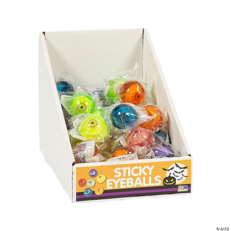 Neon Sticky Eyeballs 1-1/2"