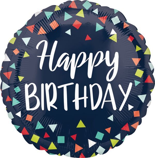 HB Reason To Celebrate - 17" Helium Filled Foil Balloon, Ribbon