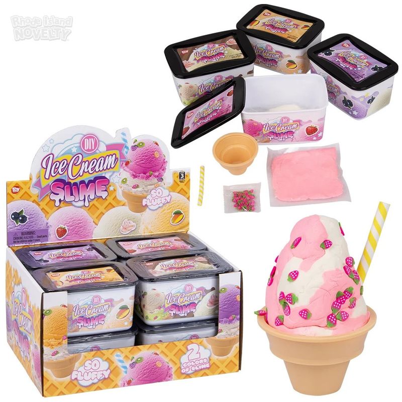 DIY Ice Cream Slime 4.75" - 12 Ct Box