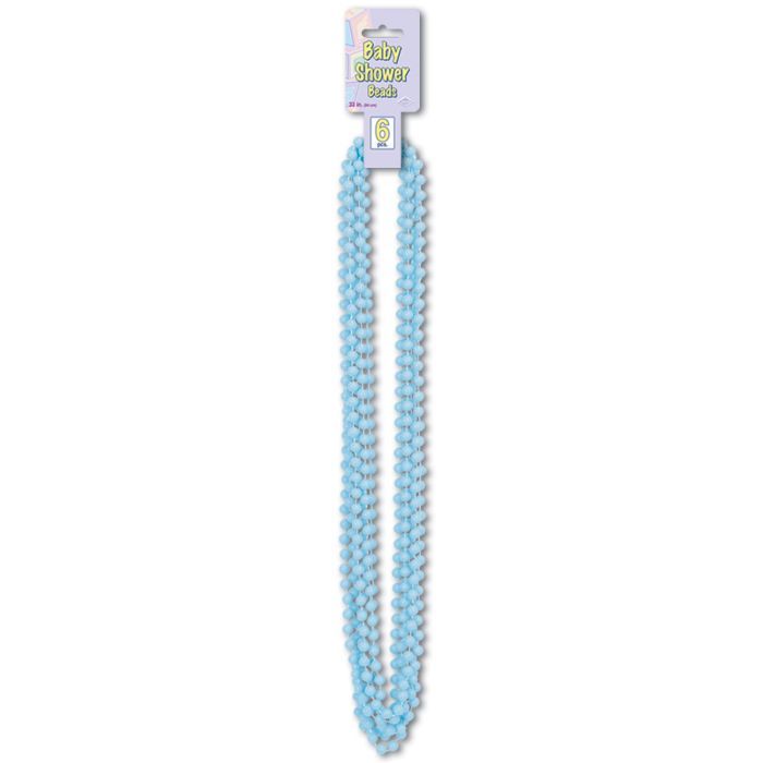 Light Blue Beads 6 Ct