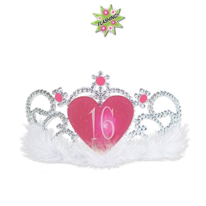 Light-Up "16" Tiara