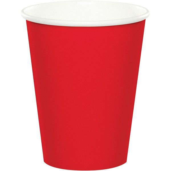 9 oz Paper Cup Classic Red 24 Ct