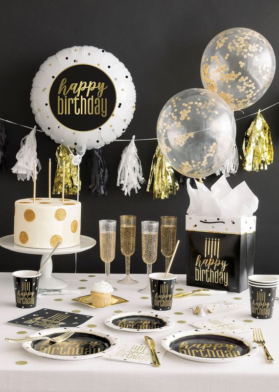 Metallic Happy Birthday