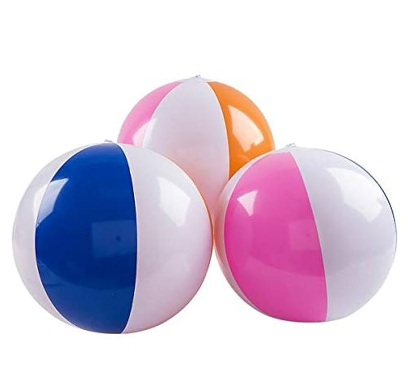 Multi-colored Beach Ball 16" - Single