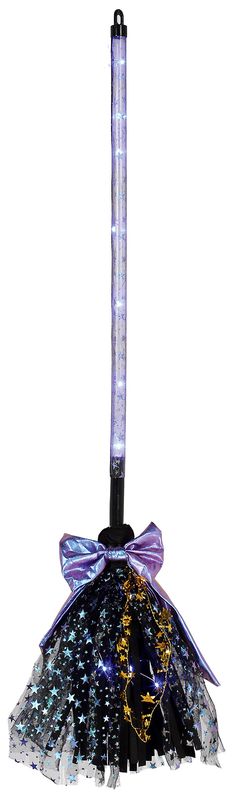 Deluxe Light Up Witch Broom 39"