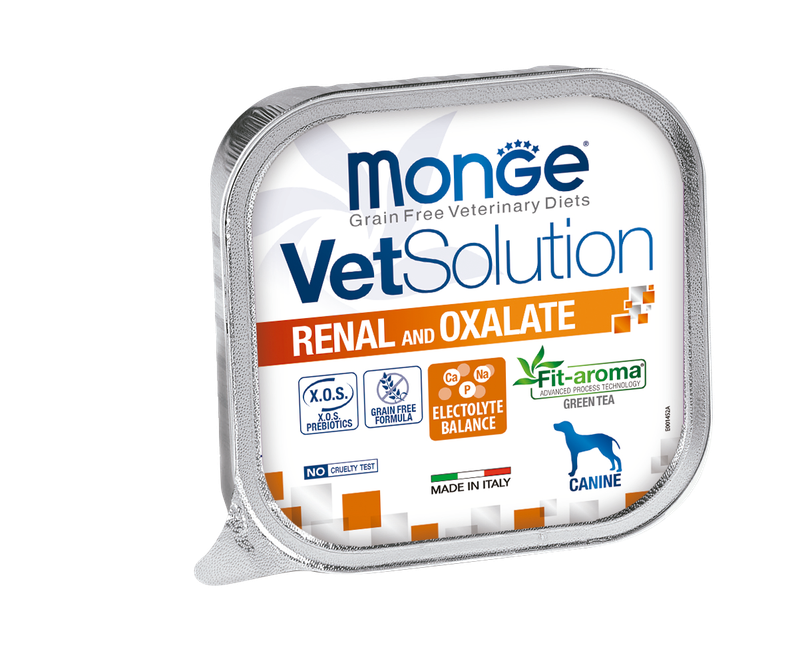 MONGE CAN RENAL Y OXALATE ALUTRAY 150GR