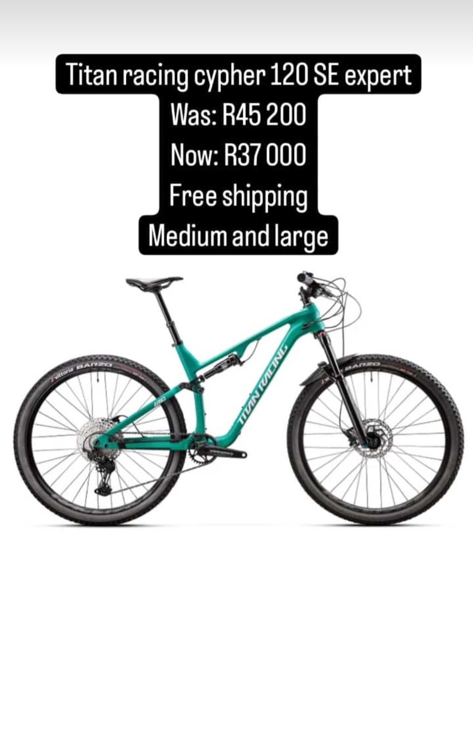 TITAN RACING CYPHER 120 CARBON SE EXPERT