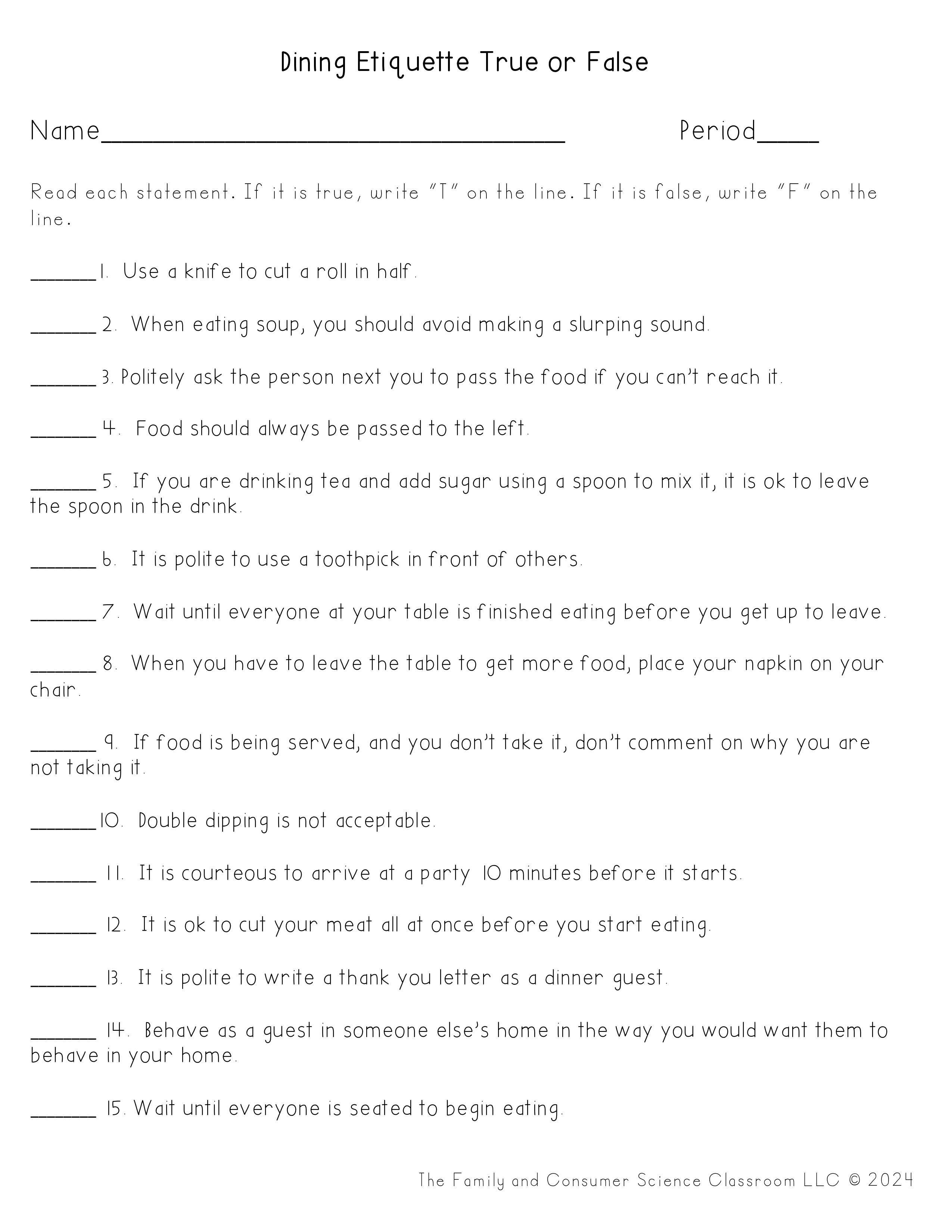 FACS Educational Resources | The FACS Classroom | ohio