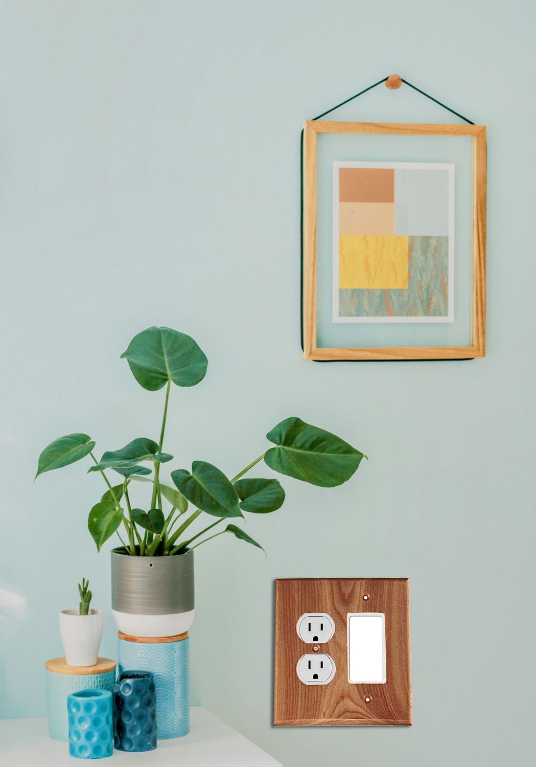 Custom Configuration Wood Switch Plates