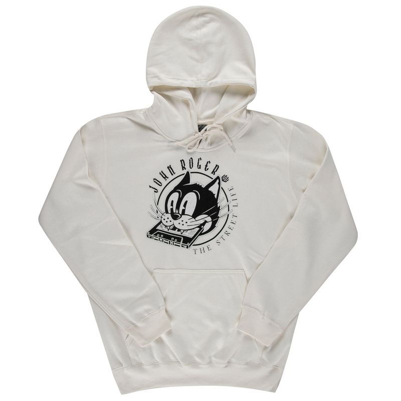 SWEATSHIRT TAPER CAT - OFF WHITE