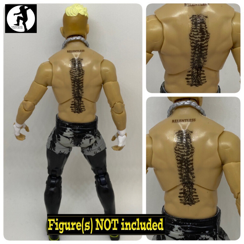 Darby Skater Boy's Back Tattoo