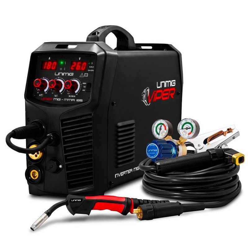 UNIMIG KUMJRVM185 Viper Inverter 185 MIG/TIG/STICK Welder