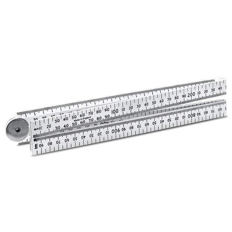 Stanley 35-444 1m Long Life Plastic Folding Ruler